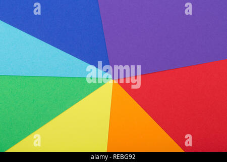 Multicolor background from a paper of different colors. Abstract ...