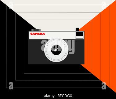 Old Video Camera vector icon isolated on transparent background, Old ...