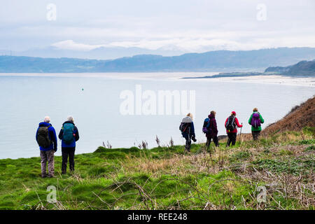 A view of Benllech Bay on Anglesey Stock Photo - Alamy