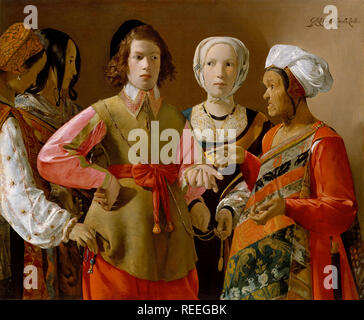 The Fortune-Teller, Georges de La Tour, probably 1630s Stock Photo - Alamy
