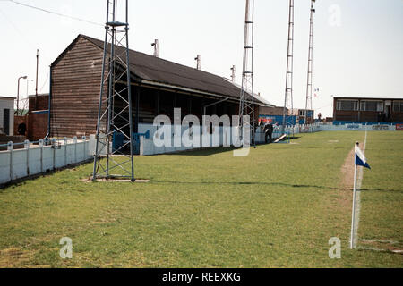General view of Margate FC Football Ground, Hartsdown Park, Margate ...