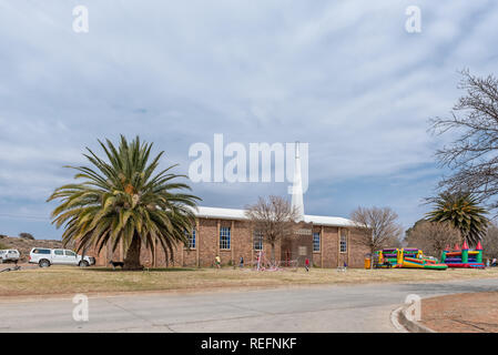 ORANIA, SOUTH AFRICA, SEPTEMBER 1, 2018: A road stall in Orania in the ...