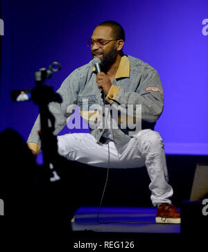 Stand-up comedian Mike Epps performing live on the LaffMob Stage on ...
