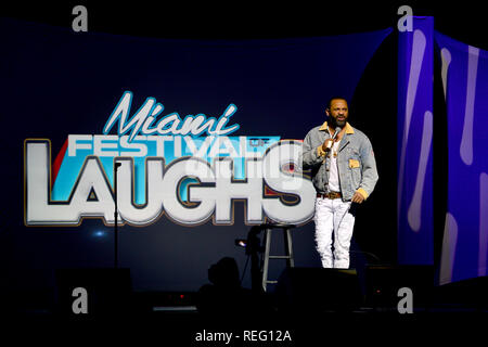 Stand-up comedian Mike Epps performing live on the LaffMob Stage on ...