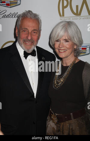 Hawk Koch and Molly Koch at the 2019 Annual Producers Guild Awards held ...