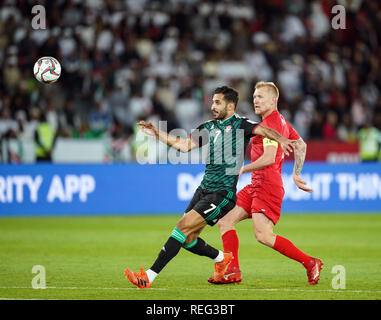 Ali Mabkhout of United Arab Emirates national football team celebrates ...