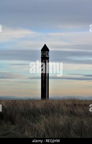 UK Rampside Cumbria UK. Rampside needle leading light from Rampside ...
