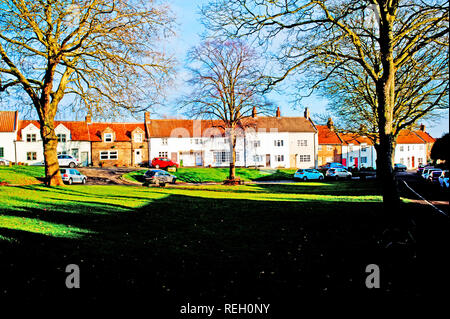 cottages, Egglescliffe village, Yarm on Tees Stock Photo: 170323336 - Alamy