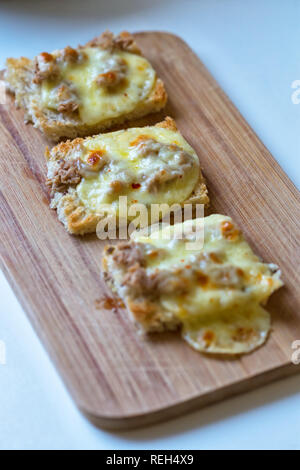 Homemade tartine bread on wooden table Stock Photo - Alamy