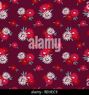 Flowers seamless background clipart banner design. Floral seamless ...