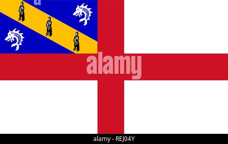 Flag of Herm - Vector illustration Stock Vector Image & Art - Alamy
