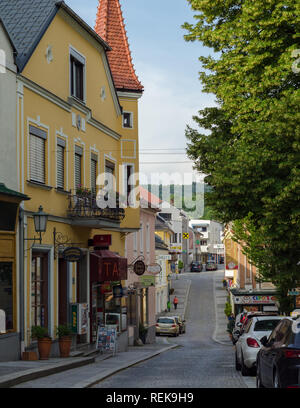main square, town of Grein, Grein, Upper Austria State, Austria, Europe ...
