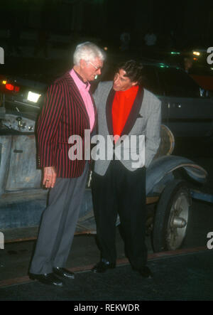 Hollywood, CA, USA; BUDDY EBSEN wearing his 'Jed Clampett' hat is shown ...