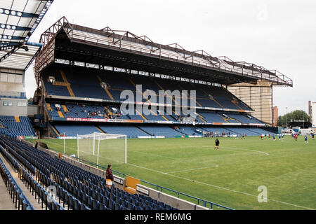 Chelsea football ground seating Stock Photo - Alamy