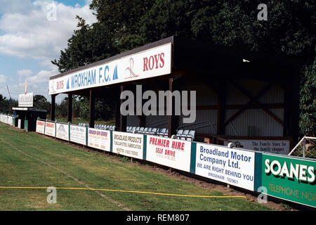 General view of Wroxham FC Football Ground, Trafford Park, Wroxham ...