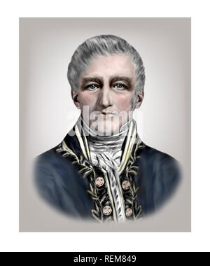 Claude Louis Navier, 1785-1836, French Engineer, Physicist Stock Photo ...