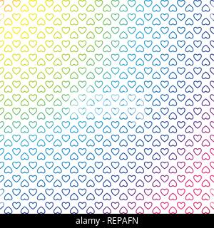 Love and hearts pattern background Stock Vector Image & Art - Alamy