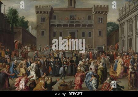 The Women of Rome Gathering at the Capitol, The Rising of the Women of ...