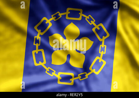 Hamilton stylish waving and closeup flag illustration. Perfect for ...