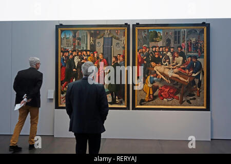 15th century painting The Judgement of Cambyses, part 2 by Gerard David, Early Netherlandish ...