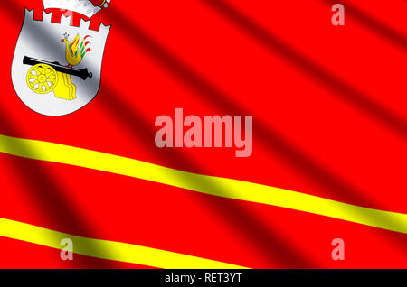 Smolensk waving and closeup flag illustration. Perfect for background ...