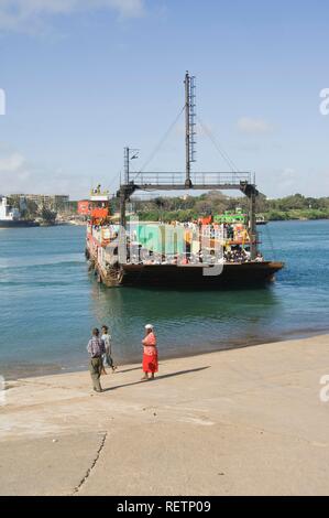 At the Mombasa ferry Kenya Stock Photo - Alamy