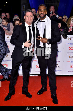 London, UK. Richard Blackwood at The TV Choice Awards 2016 at the ...