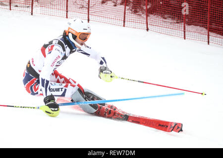 Jan Zabystran from Czech Republic, is in action during AUDI FIS Ski ...