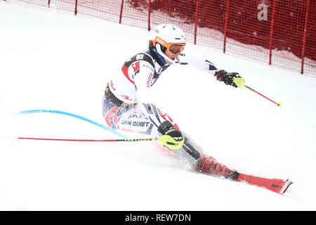 Jan Zabystran from Czech Republic, is in action during AUDI FIS Ski ...