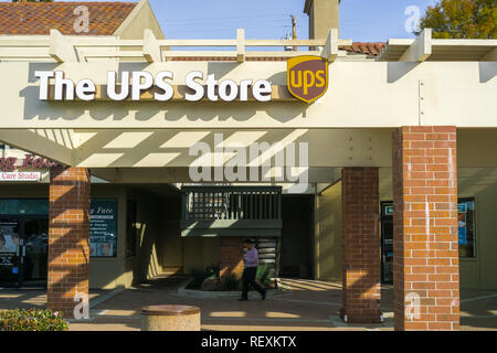 The UPS Store sign Stock Photo - Alamy