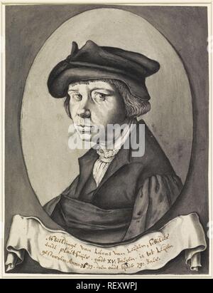 Self-Portrait. Artist: Leyden, Lucas, van (1489/94-1533 Stock Photo - Alamy