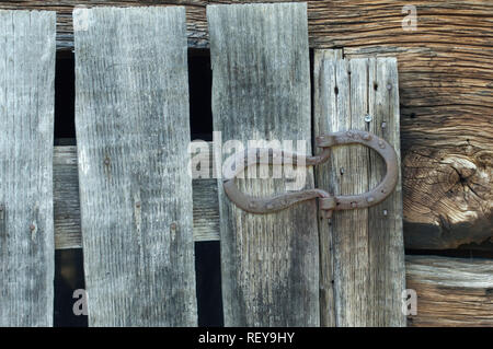 Handmade hinges made of horseshoes, Great Smoky Mountains National Park ...