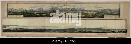 Panorama of Tulbagh, then known as the Land van Waveren in the ...