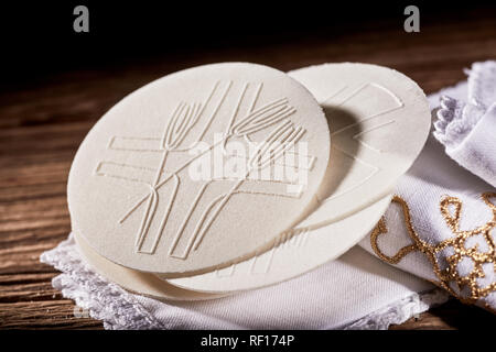 Sacred communion wafers Stock Photo - Alamy