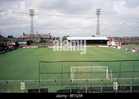 General view of Bohemian FC Football Ground, Dalymount Park ...