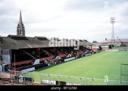 General view of Bohemian FC Football Ground, Dalymount Park ...