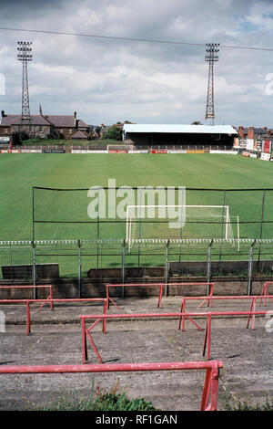 General view of Bohemian FC Football Ground, Dalymount Park ...