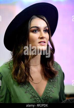 Holly Tandy attending the Eurovision Meet the Artists event held at the ...