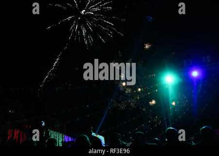 January 23, 2019 - Students attend the graduation ceremony for ...