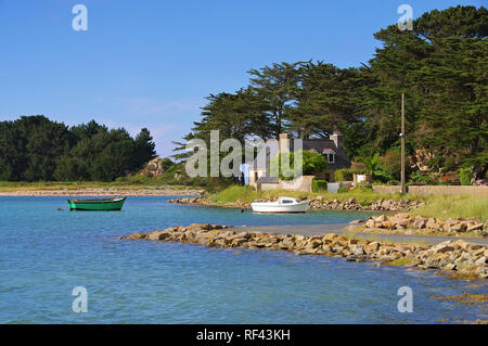 France, Brittany, Cotes-d'Armor, Bugueles, Breton village attached to ...