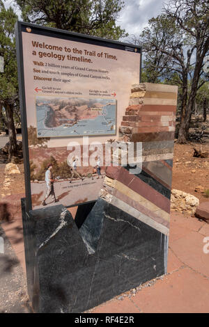 The Trail of Time at Grand Canyon National Park is an interpretive ...