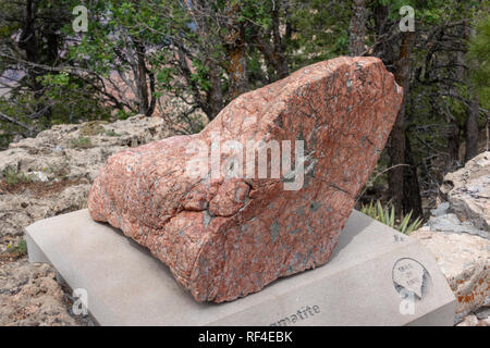 Grand Canyon Trail of Time - Cremation pegmatite The Trail of Time is ...