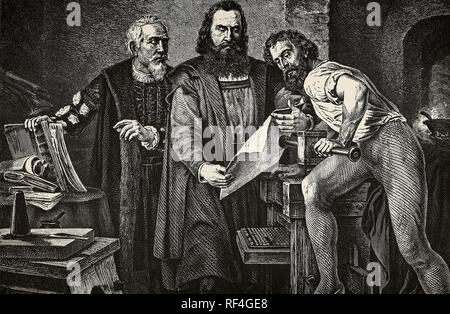 Printing Press (Gutenberg Press from the 1400s).. Courtesy: CSU Stock ...