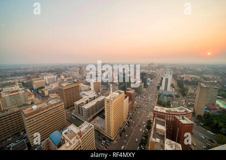 A skyline view of Harare, Zimbabwe Stock Photo - Alamy