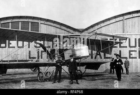 leipzig, joseph sablatnig, flight world record, 1911 Stock Photo - Alamy