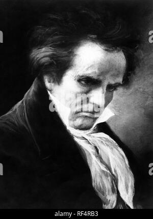 Photograph of Ludwig van Beethoven (1770-1827) A walk in the country ...
