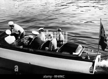 Guglielmo Marconi and Family Stock Photo - Alamy