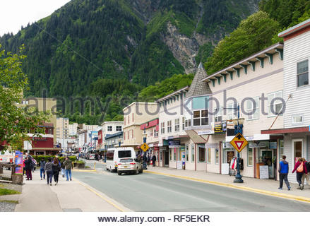 Shops downtown Juneau Alaska USA Stock Photo: 31776091 - Alamy