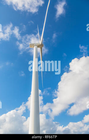 wind generators aganist the blue sky, blue toned Stock Photo - Alamy