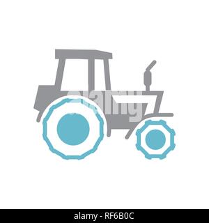 Tractor icon sign. buttons. Modern interface website buttons with ...